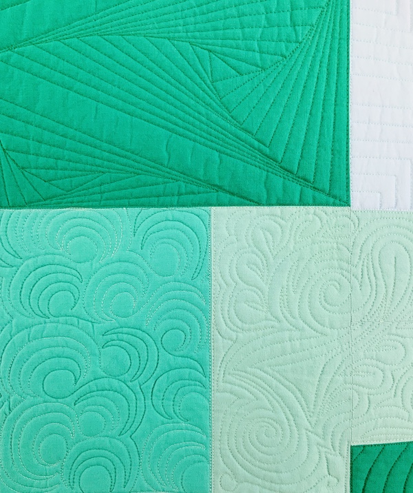 Free Motion Quilting Ruler Work – Peter's Quilts